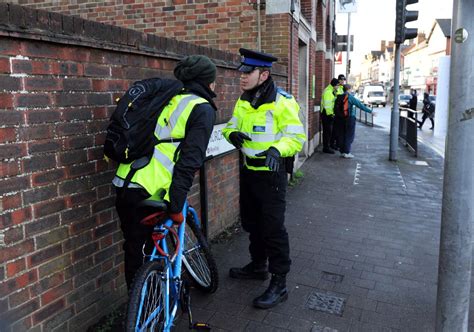 Police Clamping Down On Cyclists On Pavements In Caversham Berkshire Live