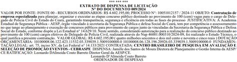 Concurso PC CE Confirma Banca E Oferta De Vagas Para Delegado Folha