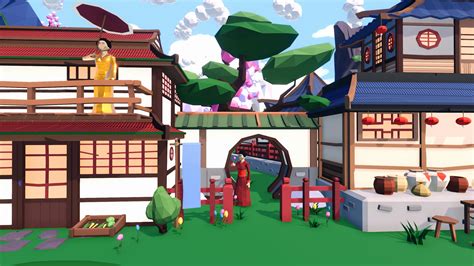 Asia Megapack Low Poly Refreshed Urp Unity By Rg Poly