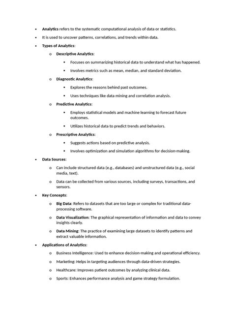 Analytics Pdf Analytics Data