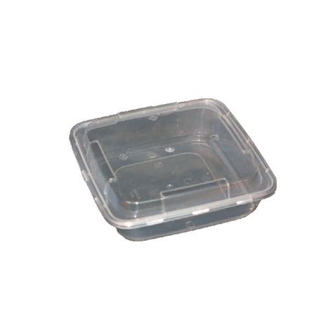 650ml Square Container 50 Slv X 6 Shop Microwavable Containers