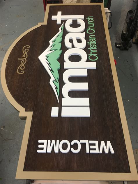 Wood Look A Like Sign Custom Signs 3d