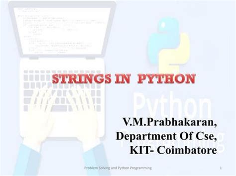 Python Stringspptx