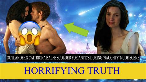 HOT NEWS Outlander S Caitriona Balfe Scolded For Antics During