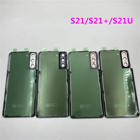 삼성 갤럭시 후면 유리 교체용 케이스, 삼성 갤럭시 S21 G990 F/DS S21 플러스 S21 + G995 울트라 배터리 ...