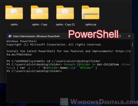 Use Tar To Create Zip Archive Files In Windows 11