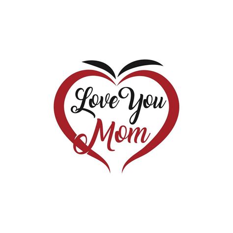 Saludo Te Amo Frase De Mamá Una Tarjeta Con Mensaje De Te Amo Mamá