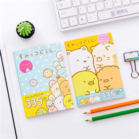335 Pieces Sumikko Gurashi Sticker Book 606 Shopee Singapore