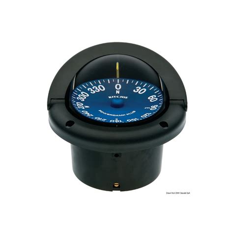 Ritchie Navigation Compass Ritchie Supersport 334 Blackblue Osc 25