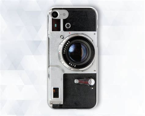 Vintage Iphone Case Camera Men Iphone Xr Xs 8 7 6 Black Retro Case For