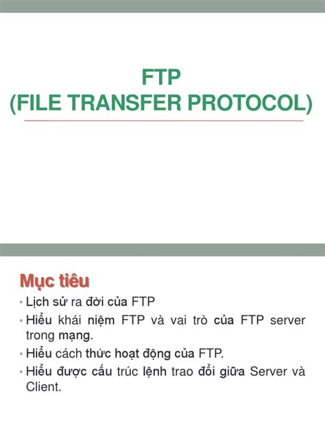 Ftp Protocol Pdf