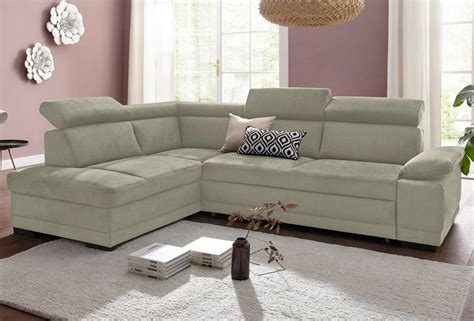 Exxpo Sofa Fashion Ecksofa Wahlweise Mit Bettfunktion In 3