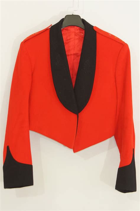 Royal Engineers Mess Dress Red Uniform Jacket Vintage Ceremonial Parade