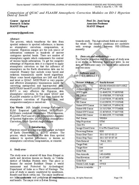 4ijaest Vol No 6 Issue No 2 Comparision Of Quac And Flaash Atmospheric