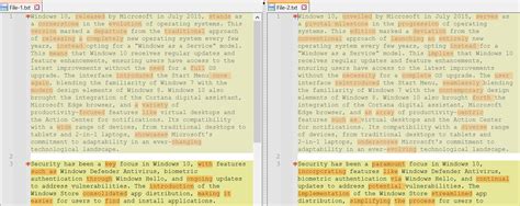 how to compare two files in notepad
