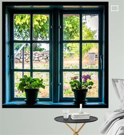 Foto Genomen Vanuit Een Kamer Van Een Oude Woning In Een Klein