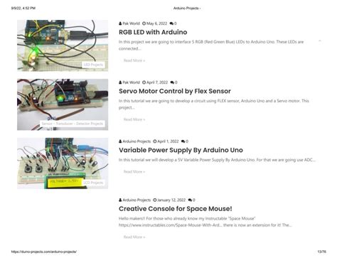 latest arduino projects pdf list downloadable free pdf