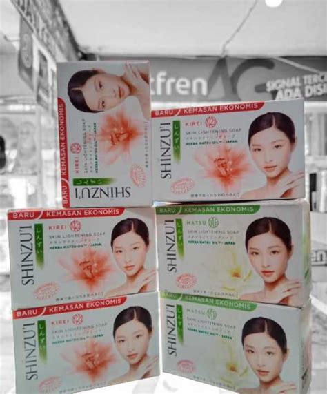 { Promo Isi 3 Pcs } Sabun Shinzui Skin Lightening Bar Soap 60gr Matsu