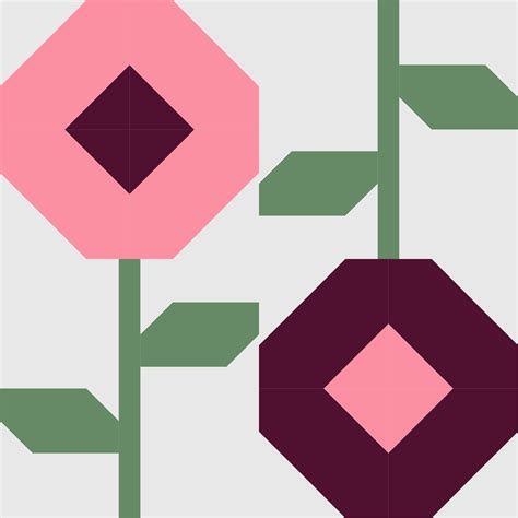 Slice Of Pi Quilts Rose Garden A FREE Quilt Block Pattern