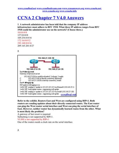 Ccna 2 Chapter 7 V40 Answers 2011 Doc