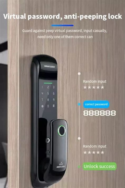 Okos Smart Home Door Lock Biometric Fingerprint Lock With Fingerprint Password Rfid Card Key App