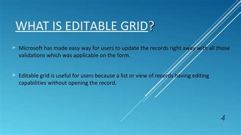Editable Grids Ppt