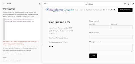 Why Is There No Advanced Option On My Settings Page SEO Squarespace Forum