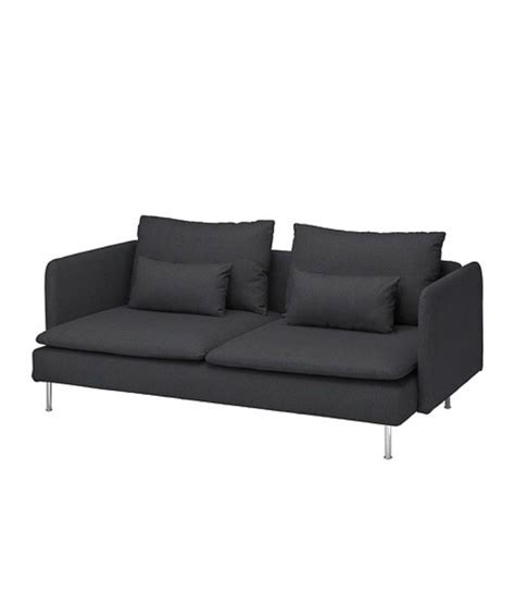 Ikea Soderhamn 3 Seat Sofa With Armrests Fridtuna Dark Grey