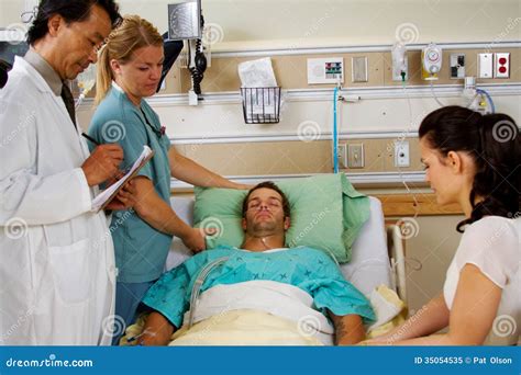 Doctor Doing Assessment On Patient Stock Image Image Of Assessment