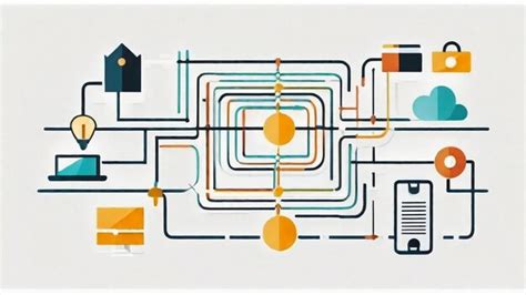 Premium Photo Network Of Connectivity