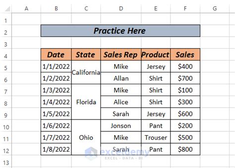 How To Copy Merged And Filtered Cells In Excel 4 Methods Exceldemy