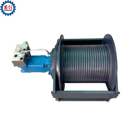 Heavy Duty Hydraulic Winch For Off Road Vehicles Wire Rope Hoist And