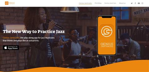 Genius Jamtracks Multiapp Website Design Webpage Seo Iphone