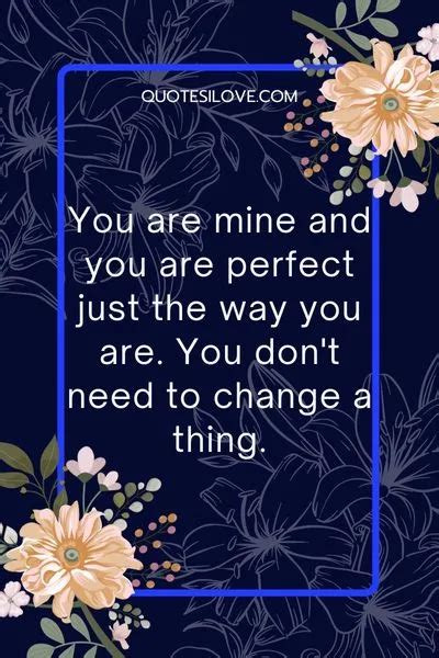 You Are Mine Quotes