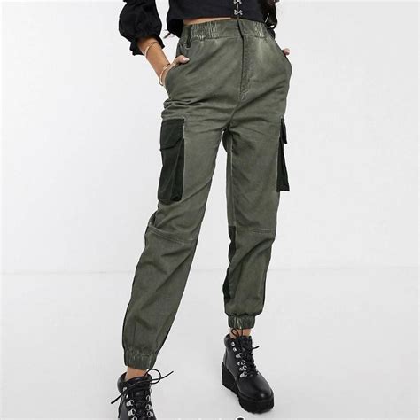 Asos Design Combat Trousers Size 12 Worn But In Depop