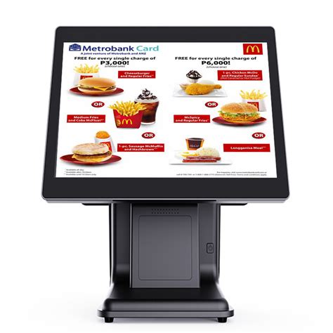 Inch Dual Screen LCD Capacitive Touch POS All In One Computer System Touch POS System And