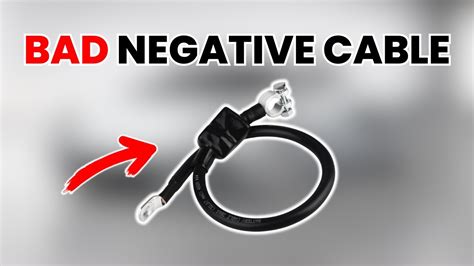 Symptoms Of A Bad Car Negative Battery Cable Only Mechanics Know YouTube