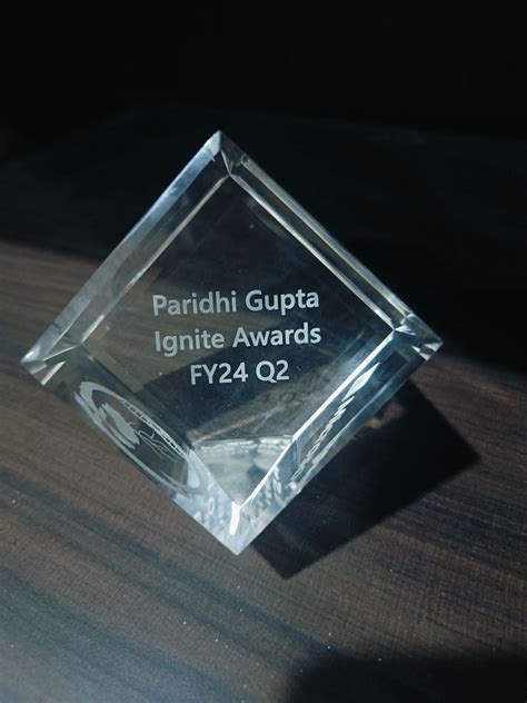Paridhi Gupta On Linkedin Igniteaward Recognition Gratitude