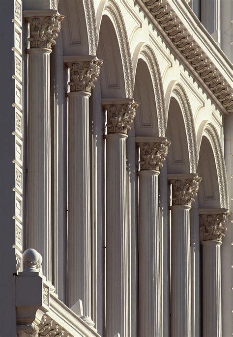 Building Exterior With Doric Columns By Greg Pease