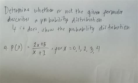 Solved Determine Whether Or Not The Given Formula Describe A