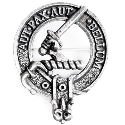 Usa Kilts Gunn Clan Crest Cap Badge Brooch Pin Made In Scotland Etsy