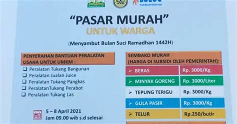 Jelang Ramadhan Pemko Banda Aceh Gelar Pasar Murah