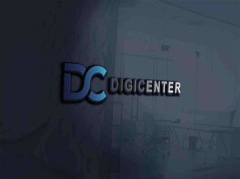 3d Glass Window Logo Mockup Psd File Digicenter