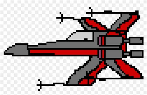 X Wing X Wing Pixel Art Hd Png Download 930x7106102128 Pngfind
