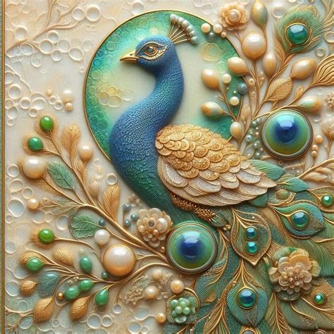 Peacock Diamond Painting Kit