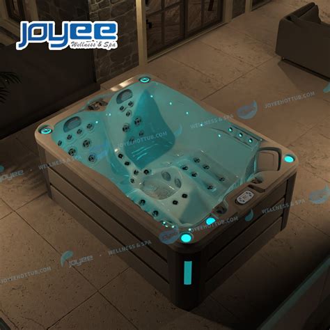 Joyee 3 Persons Jacuzzier Medium Size Freestanding Massage Spa Hot Tub