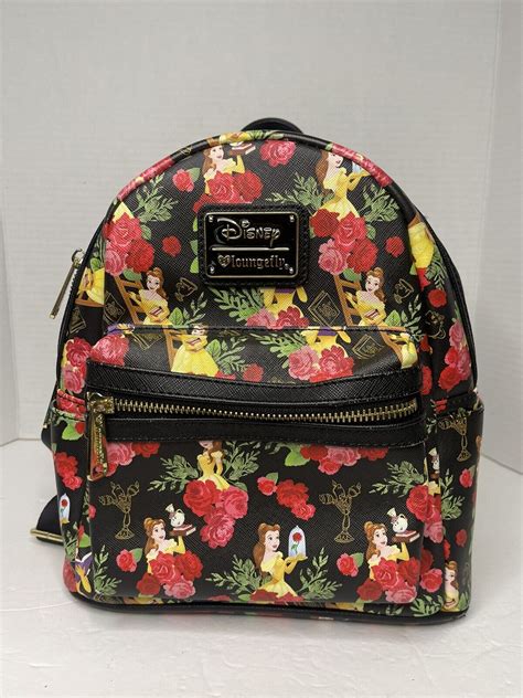Disney Loungefly 2018 Beauty And The Beast Belle Roses Gem