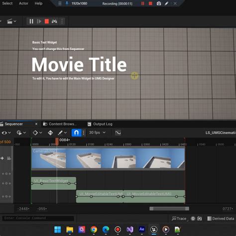 How To Render Umgui With Sequencer Movie Render Queue Community Tutorial