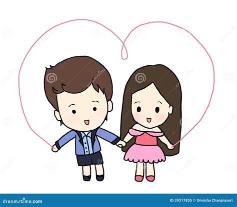 Just Married Happy Couple Stock Illustration Illustration Of Cheerful