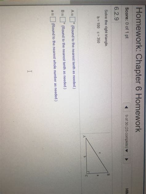 Solved Homework Chapter 6 Homework Score 0 Of 1 Pt 6 2 9 9